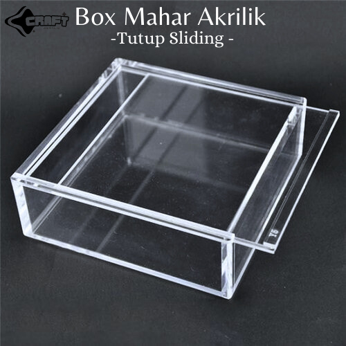 Jual Box Mahar Sliding Akrilik Bening Frame Akrilik Acrylic Box Box ...