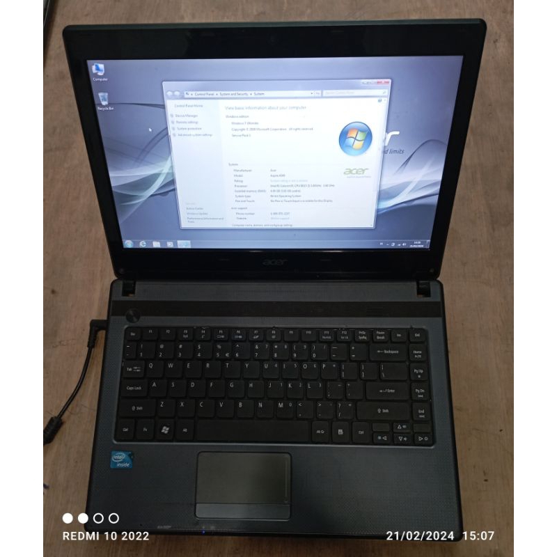 Jual Laptop Acer Aspire 4349 series Intel Celeron B815 DDR3 | Shopee ...
