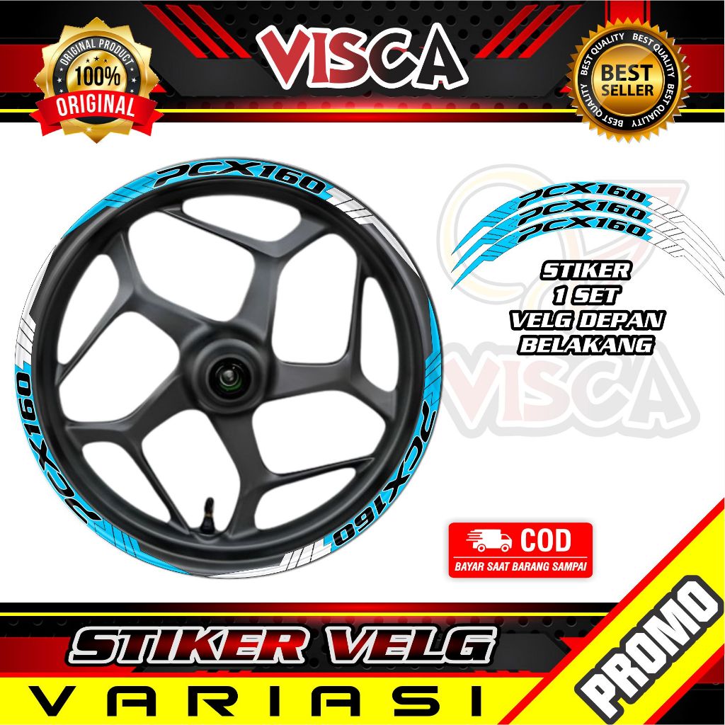 Jual Stiker Velg - Sticker Velk - Stiker Cutting Velg - Stiker Velk Pcx ...