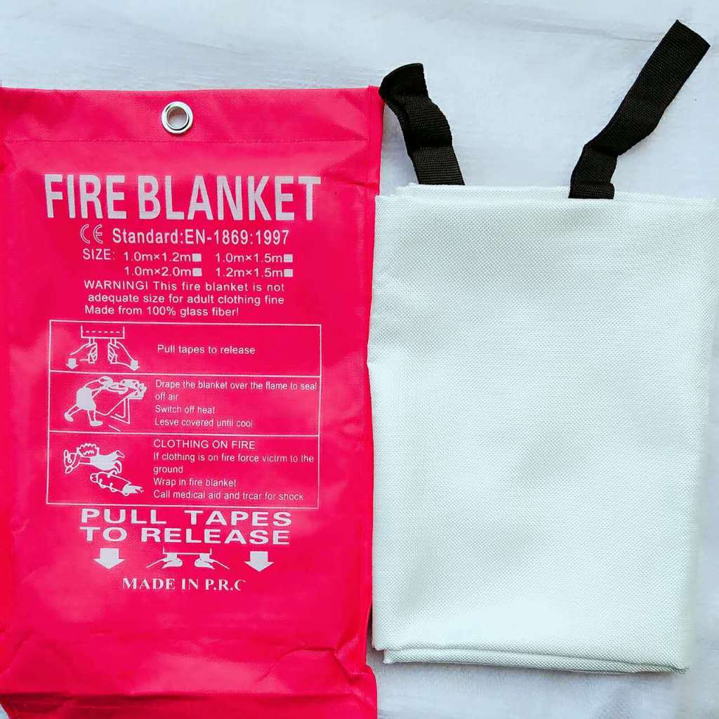 Jual Kain Selimut Pemadam Api Fiberglass Flame Cover Tahan Api | Shopee ...