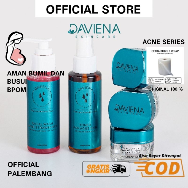 Jual (OFFICIAL) DAVIENA SKINCARE ACNE SERIES | OFFICIAL STORE PALEMBANG ...