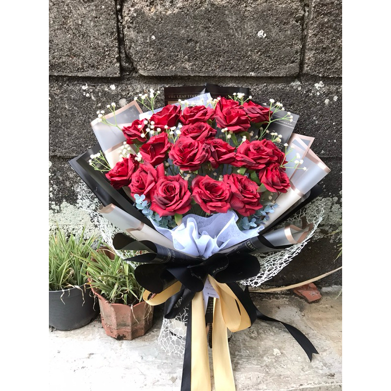 Jual LARGE PREMIUM ARTIFICIAL FLOWER BOUQUET | Buket Bunga Peony dan ...