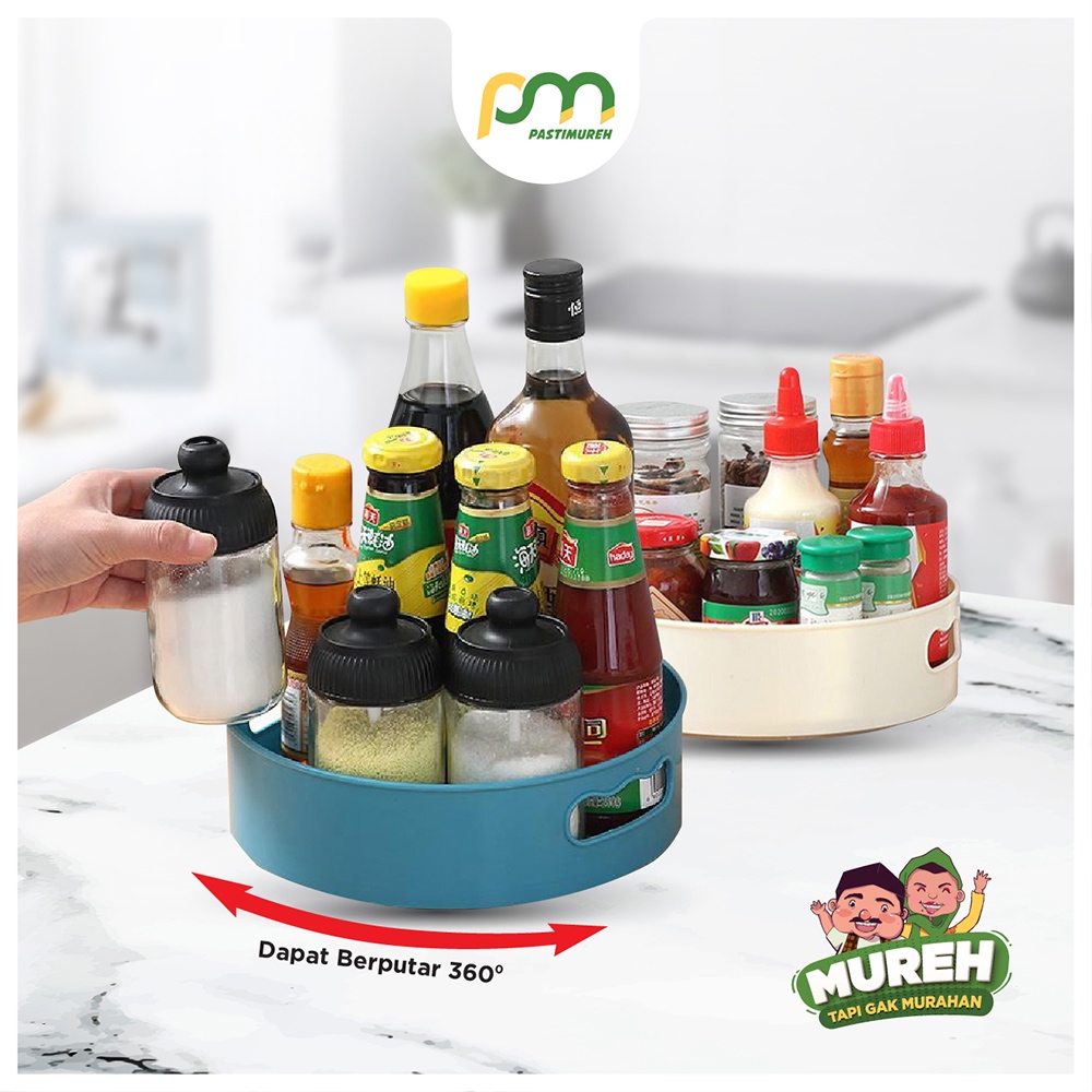 Jual PASTMUREH | Storage Rotating Tray 360 / Rak Putar Serbaguna (Dapur ...