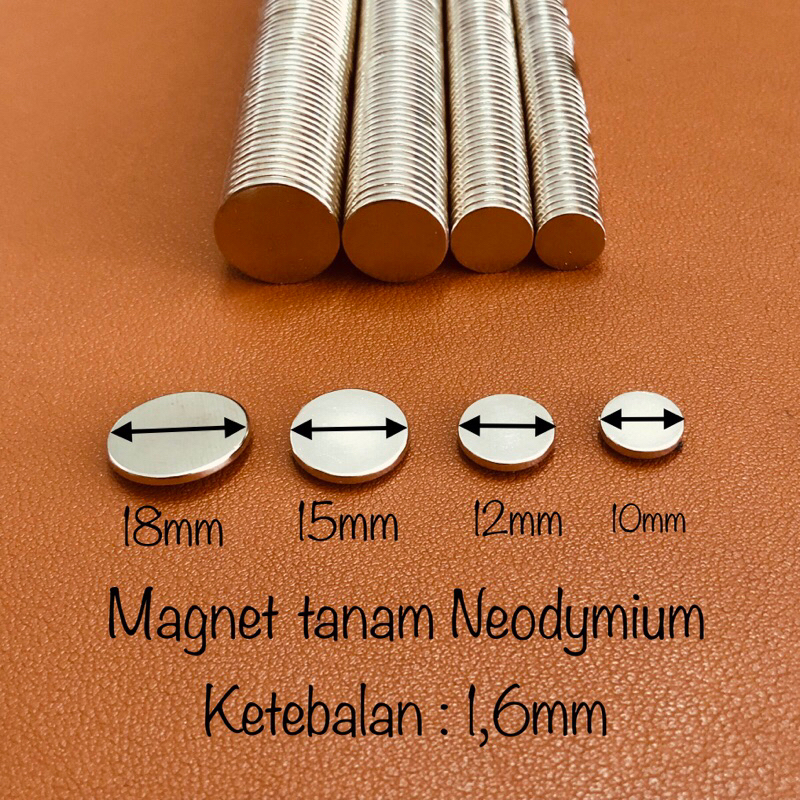 Jual magnet neodymium per 12pcs / magnet tanam / magnet tanam tas ...