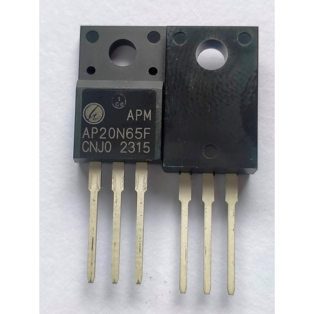 Jual Mosfet FET N channel AP20N65F original 20A 650V SMPS inverter high frekuensi PFC UPS TO-220 ...