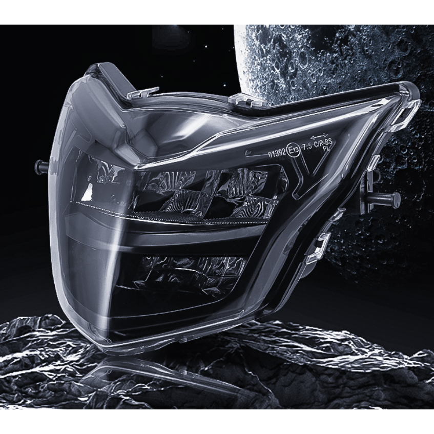 Jual ⚡Free H4 Soket⚡ Zhipat Lampu Depan LED Highlow Beam Untuk YAMAHA LC135 jupiter MX135 MX NEW ...