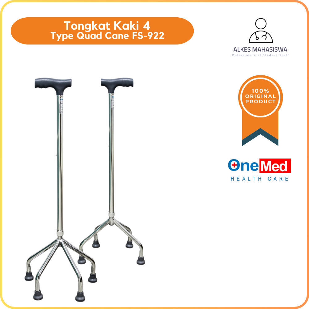 Jual Tongkat Kaki 4 Type Quad Cane FS922 Onemed | Shopee Indonesia
