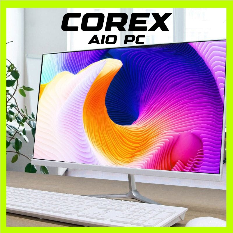 Jual COREX AIO All in One PC 24" IPS PANEL - 16GB / SSD256 +bonus (Ms ...