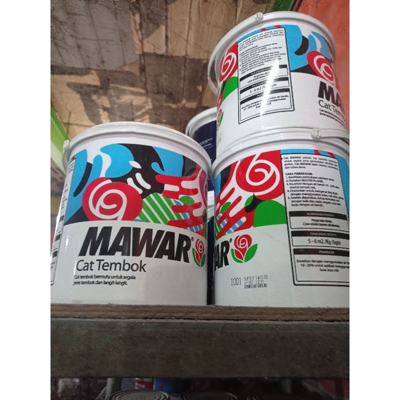 Jual Cat tembok dan dinding merk mawar dari Taka paint | Shopee Indonesia