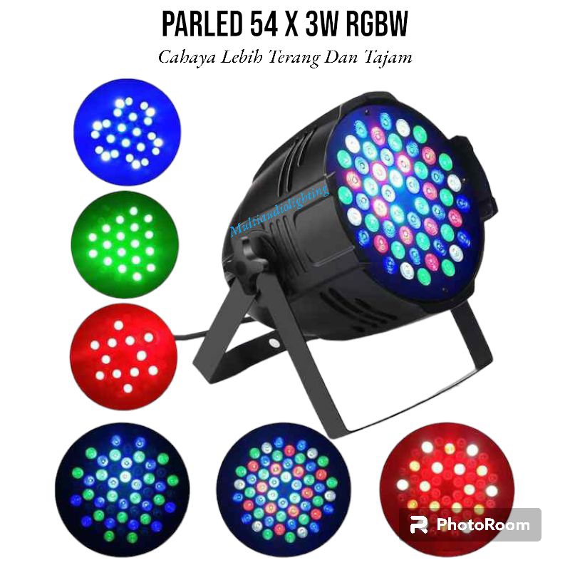 Jual Parled 54x3W RGBW Dengan Cahaya Yang Lebih Terang Dan Tajam ...