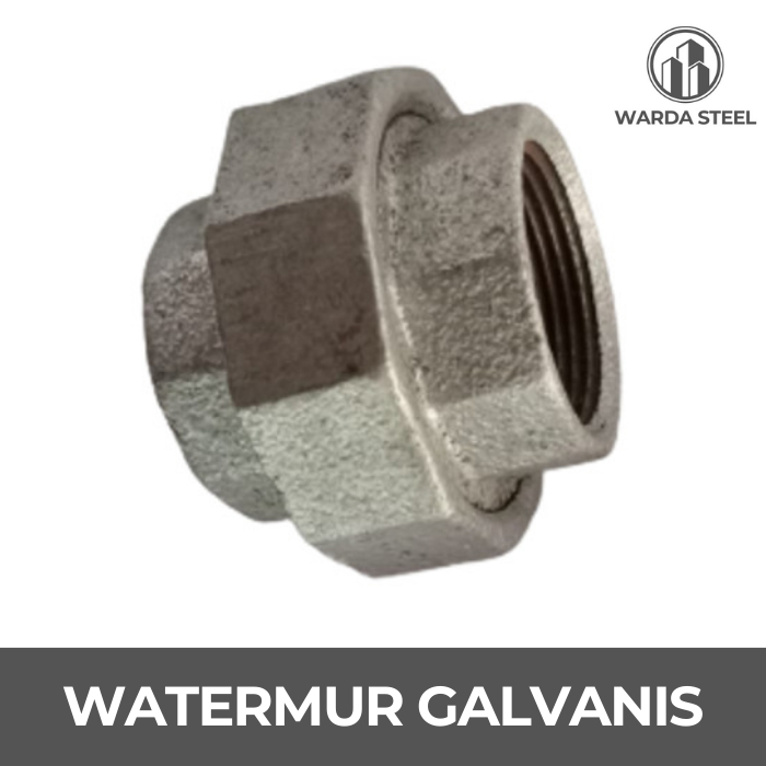 Jual Watermur Besi Galvanis 4" Drat - Union Water Mur Moor Moer 4 Inch ...