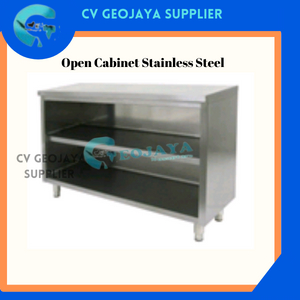 Jual Kabinet Terbuka Stainless Steel - Sleek Stainless Steel Open ...