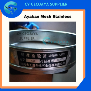 Jual Mesh - Sieve Ayakan Stainless Mesh 40 Test Mesh 40 Diameter 20 Cm ...