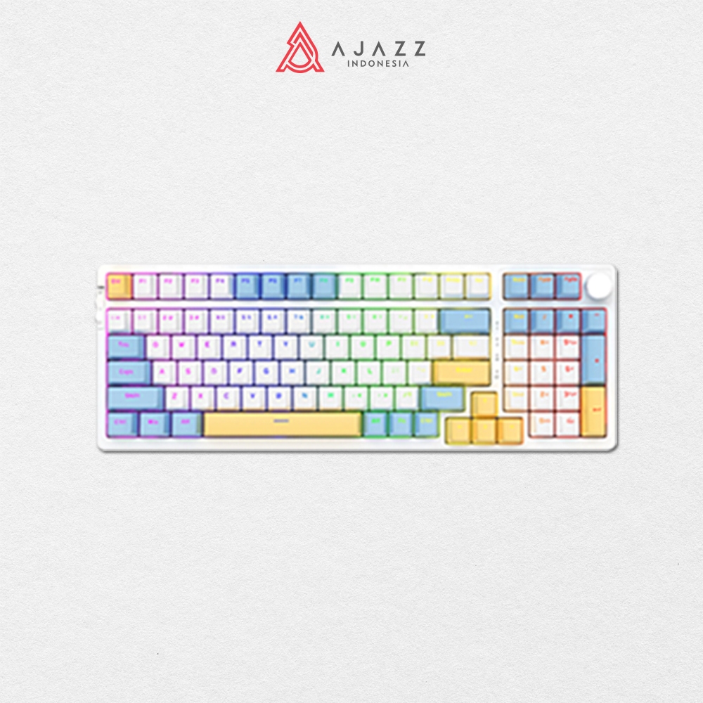 Jual Ajazz AK992 99 Keys Mechanical Keyboard Three-Mode RGB ...