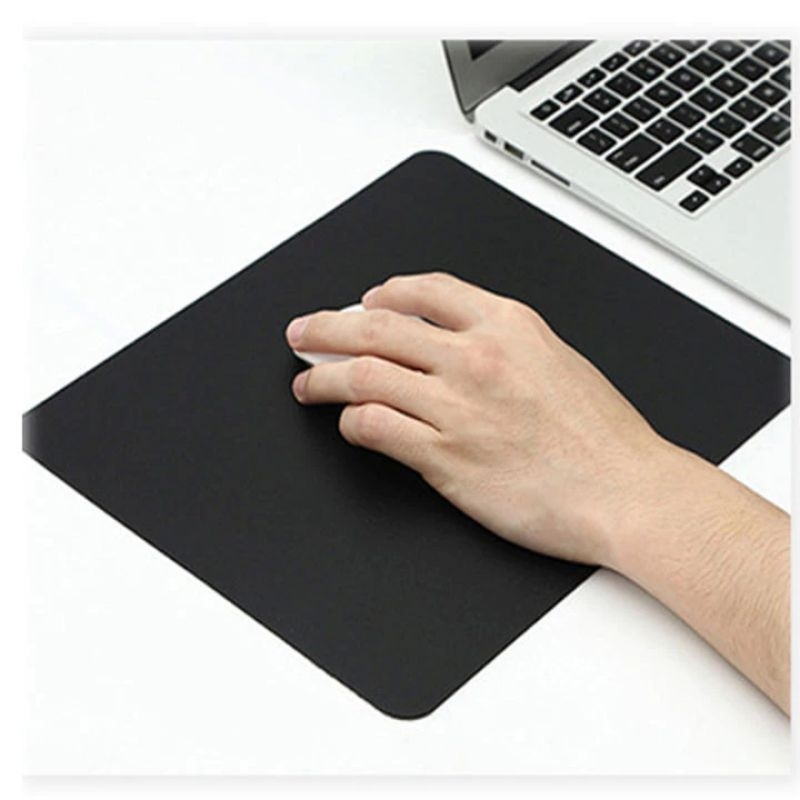 Jual Mouse Pad Hitam Polos 22x18 Standard Office | Shopee Indonesia