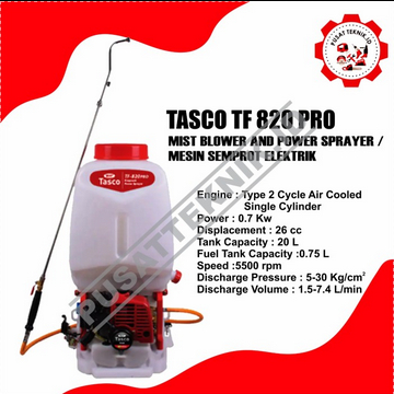 Jual TASCO TF 820 PRO MESIN SPRAYER HAMA 20L TASCO TF820PRO | Shopee Indonesia