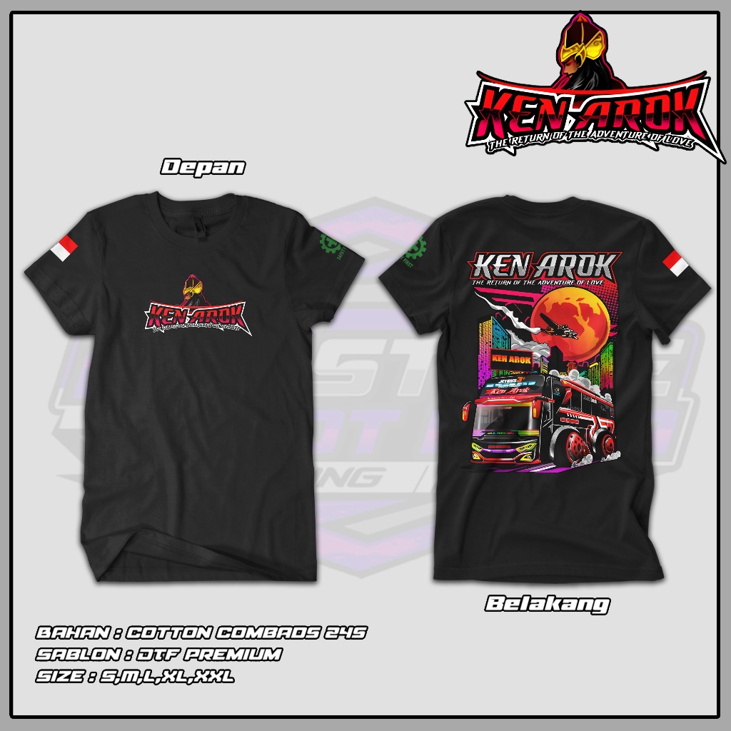 Jual KAOS BUS - KAOS BUS KEN AROK VOL.25 - KAOS BISMANIA - KAOS BUS ...