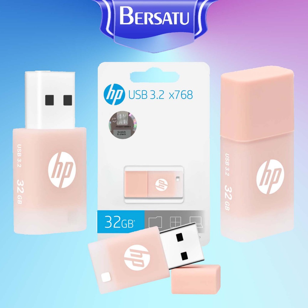 Jual Flashdisk HP x768 64gb 32gb ORIGINAL100% flash disk USB 3.2 ex ...