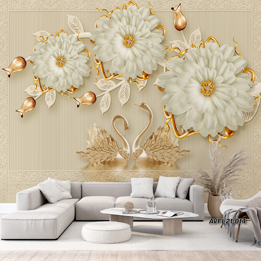 Jual Wall Banner Dinding | Wall Banner Ruang Tamu | Wall Banner Motif ...