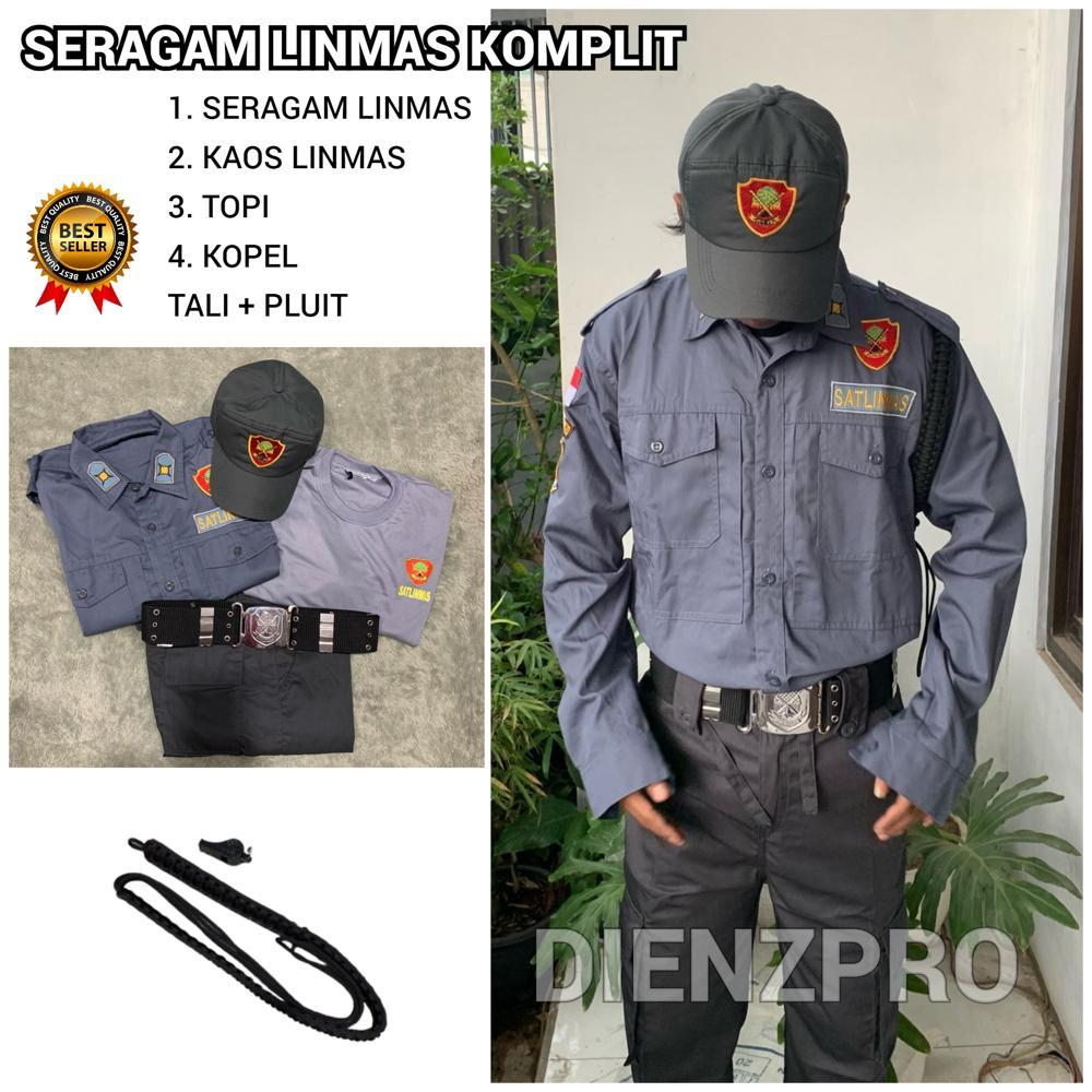 Jual SERAGAM LINMAS TERBARU / BAJU LINMAS KO,PLIT / SETELAN KEMEJA ...