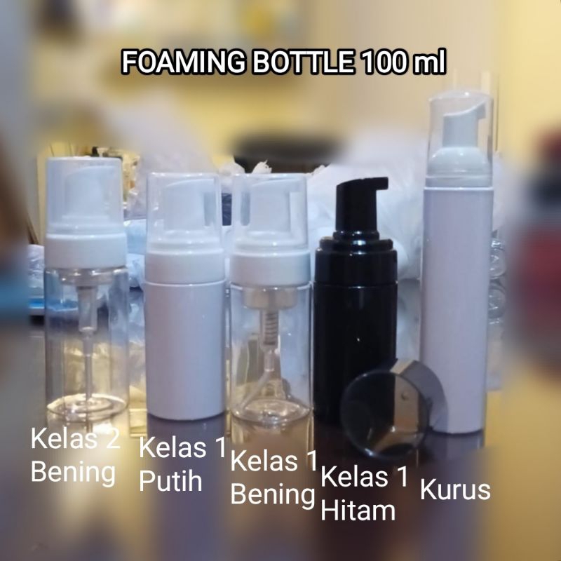 Jual Botol Foam Pompa 100 ml Foaming Foamer Pump Bottle untuk Sabun ...