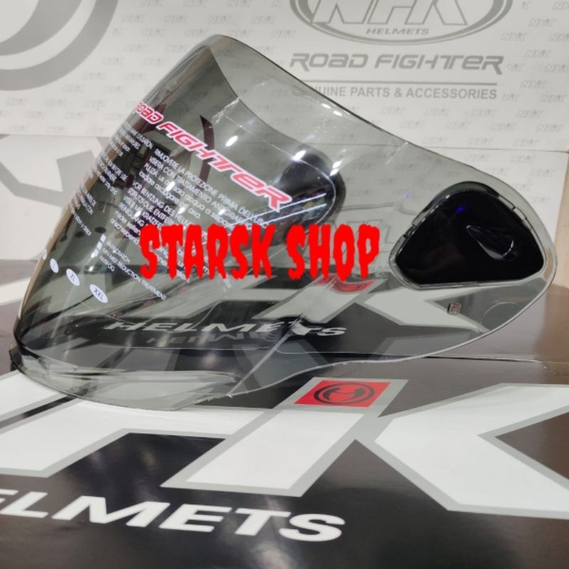Jual KACA HELM | VISOR HELM NHK R6 NEW LIGHT SMOKE ORIGINAL NHK ...