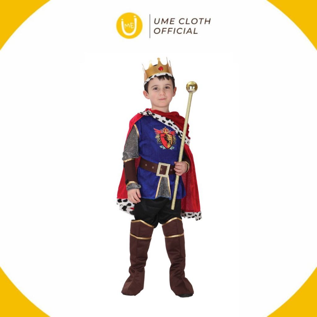 Jual Kostum Baju Anak Raja Pangeran Prince Kerajaan Bonus Aksesoris ...