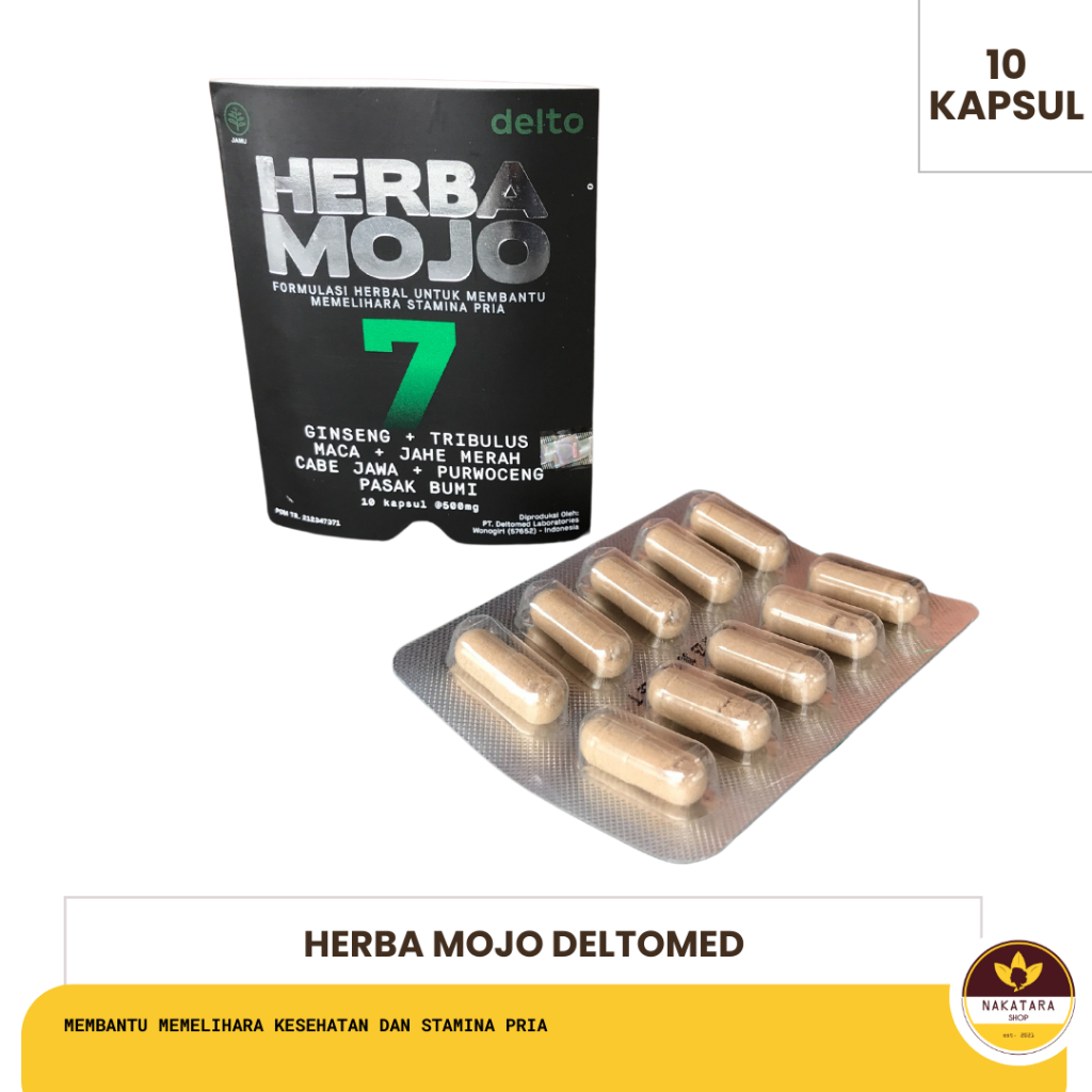 Jual HERBAMOJO 10 KAPSUL DARI DELTOMED | Shopee Indonesia