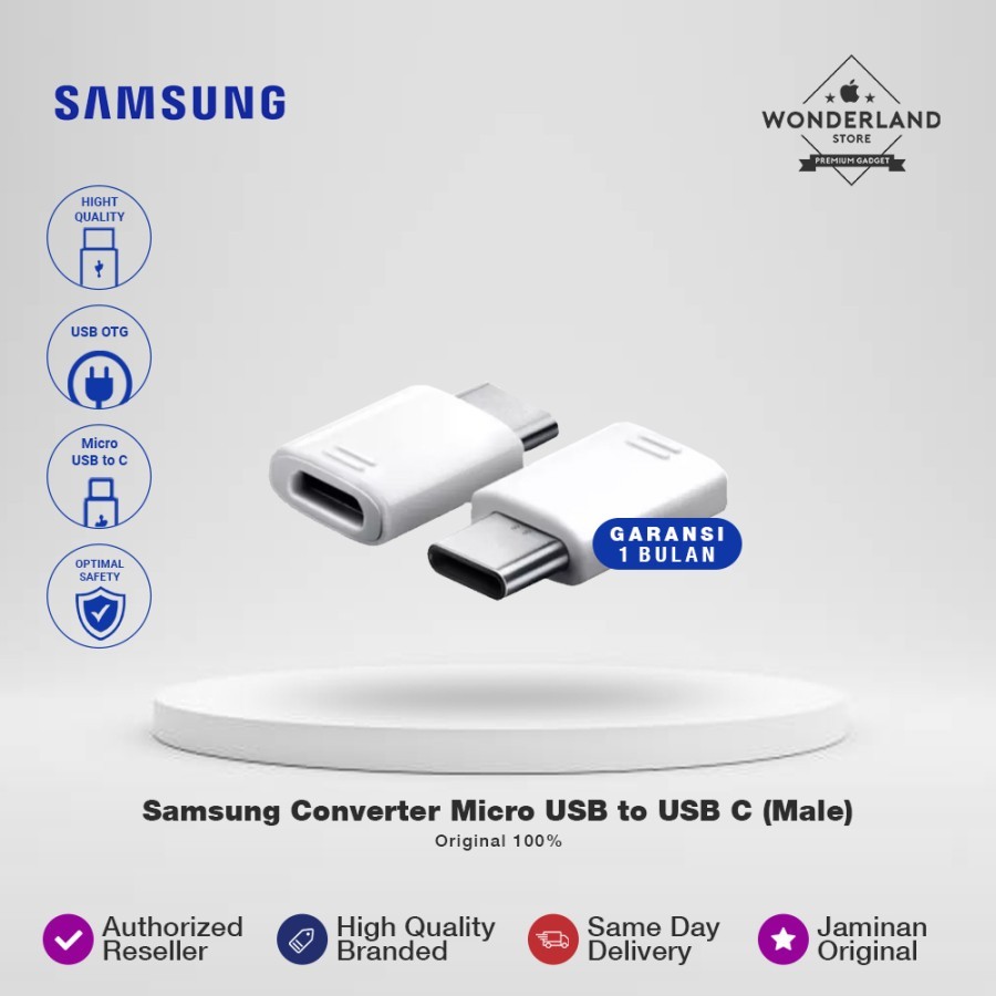 Jual Converter Micro USB to USB Type-C - 100% Original SAMSUNG S8 ...