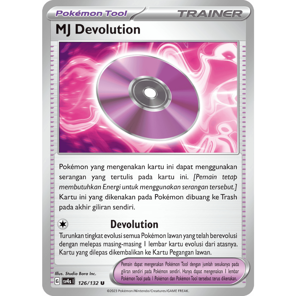 Jual MJ Devolution RegG POKEMON TOOL ( TRAINER ) TCG Bahasa Indonesia ( Gratis Sleeve ) | Shopee ...
