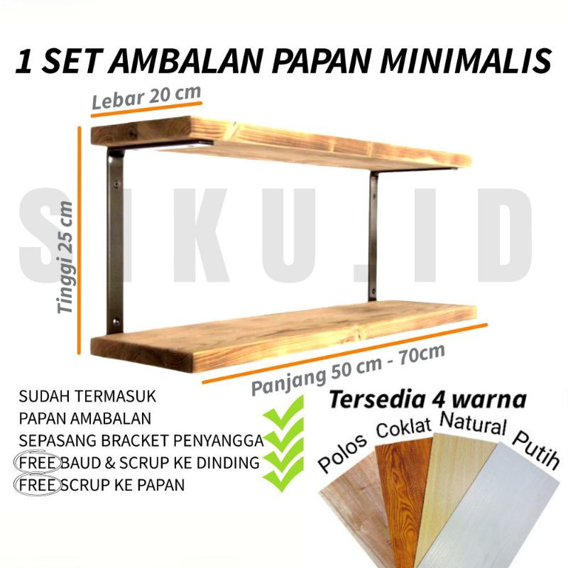 Jual AMBALAN PAPAN / RAK GANTUNG MINIMALIS / RAK GANTUNG | Shopee Indonesia