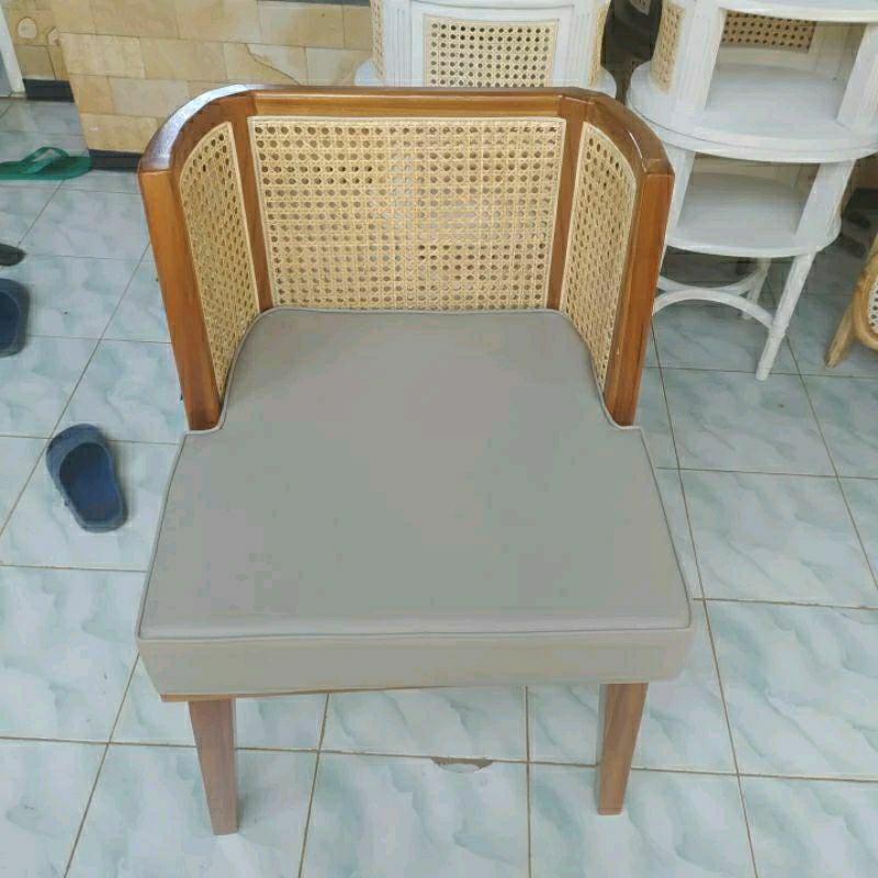 Jual sofa single kursi sofa single rotan kursi cafe sofa retro kursi ...