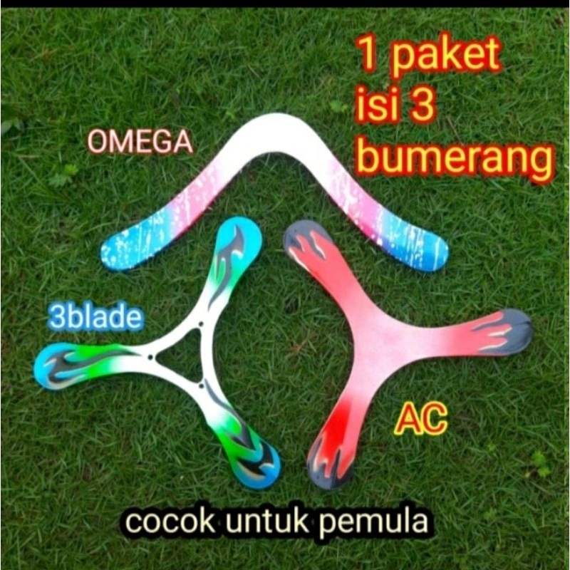 Jual boomerang 1 paket isi 3 bumerang | Shopee Indonesia