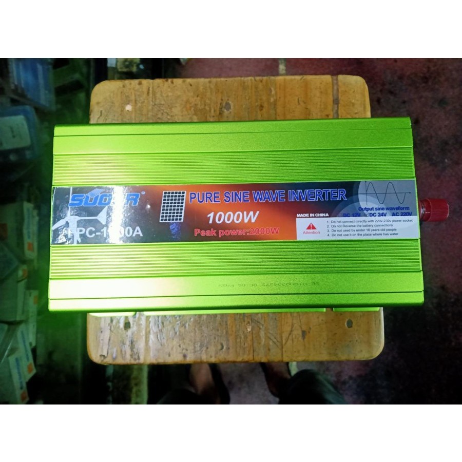 Jual SOLAR Inverter Pure Sine Wave PSW 1000 watt SUOER FPC 1000w FPC-1000A 1000AL | Shopee Indonesia