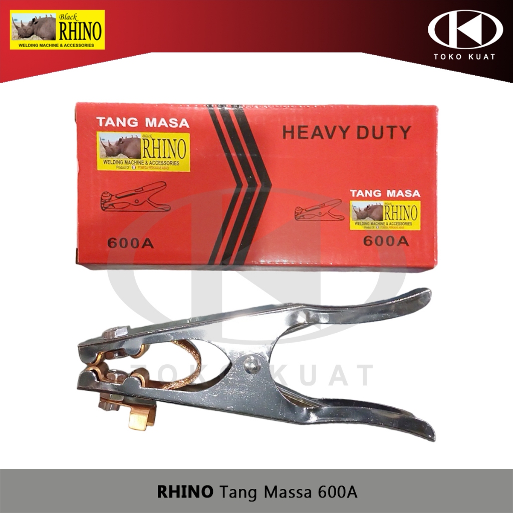 Jual Tang Massa 600A RHINO Ground Earth Clamp Tanpa Kabel | Shopee ...