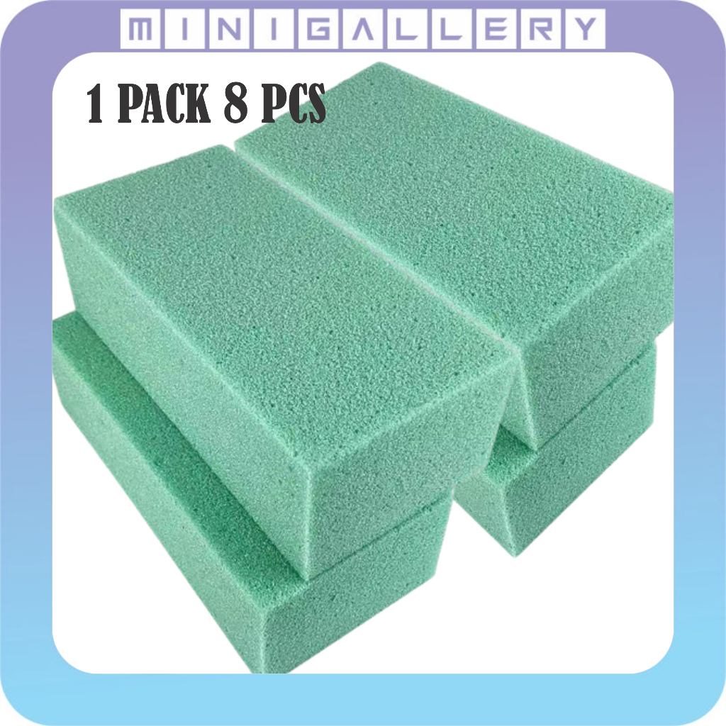 Jual 1 Dus Isi 8 Pcs Foam Busa Buket Bunga Dry Floral Oasis / Busa ...