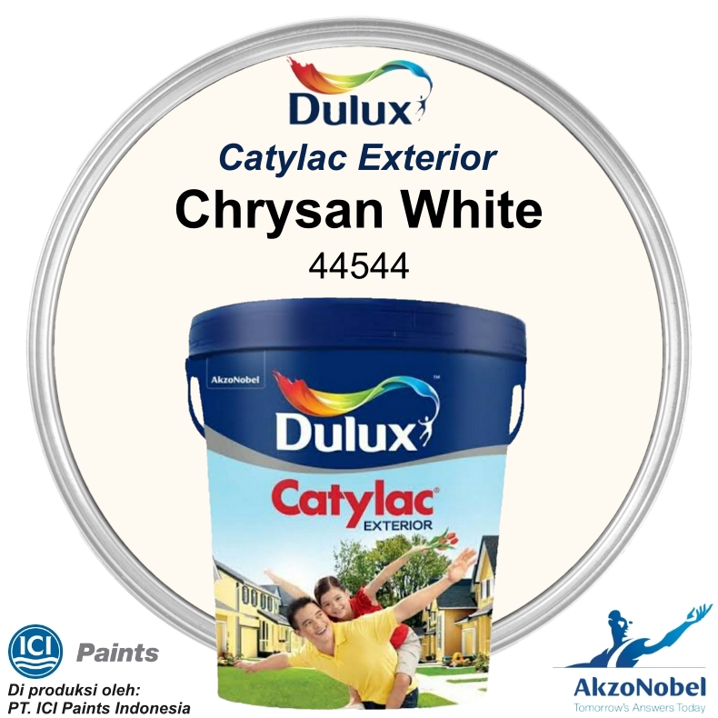 Jual CAT DULUX CATYLAC EXTERIOR 5 KG - CHRYSAN WHITE 44544 | Shopee ...