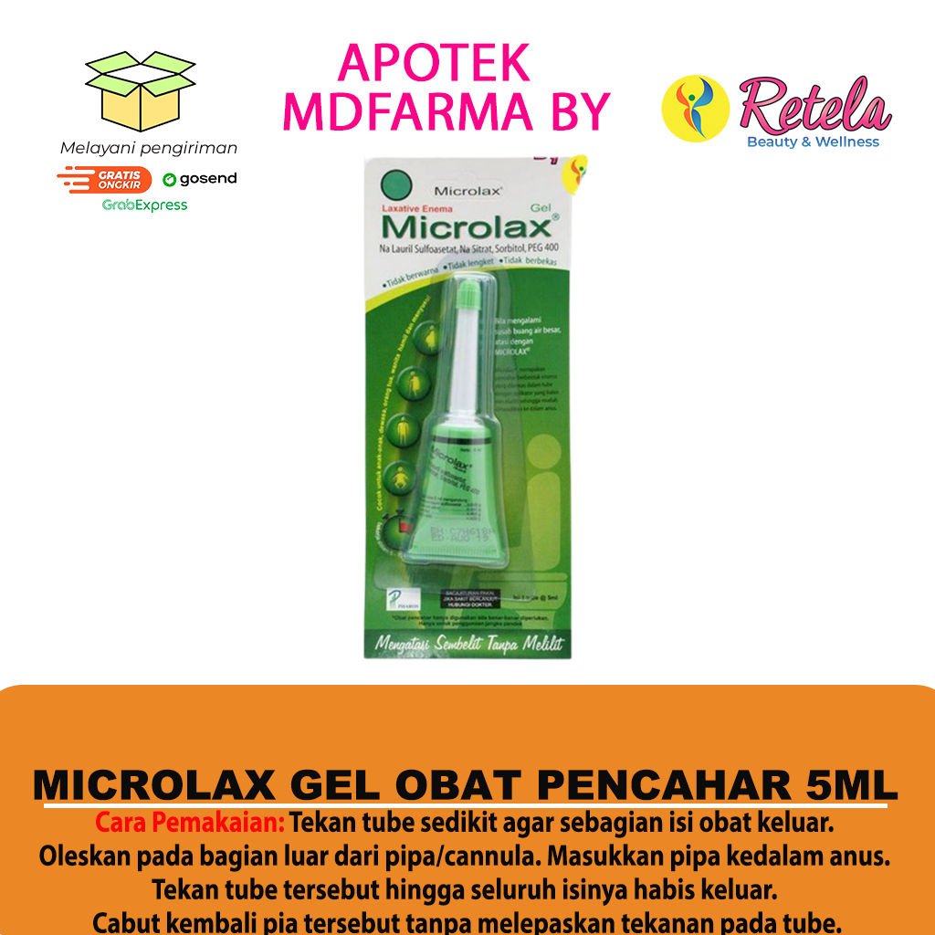 Jual MICROLAX GEL OBAT PENCAHAR 5ML | Shopee Indonesia
