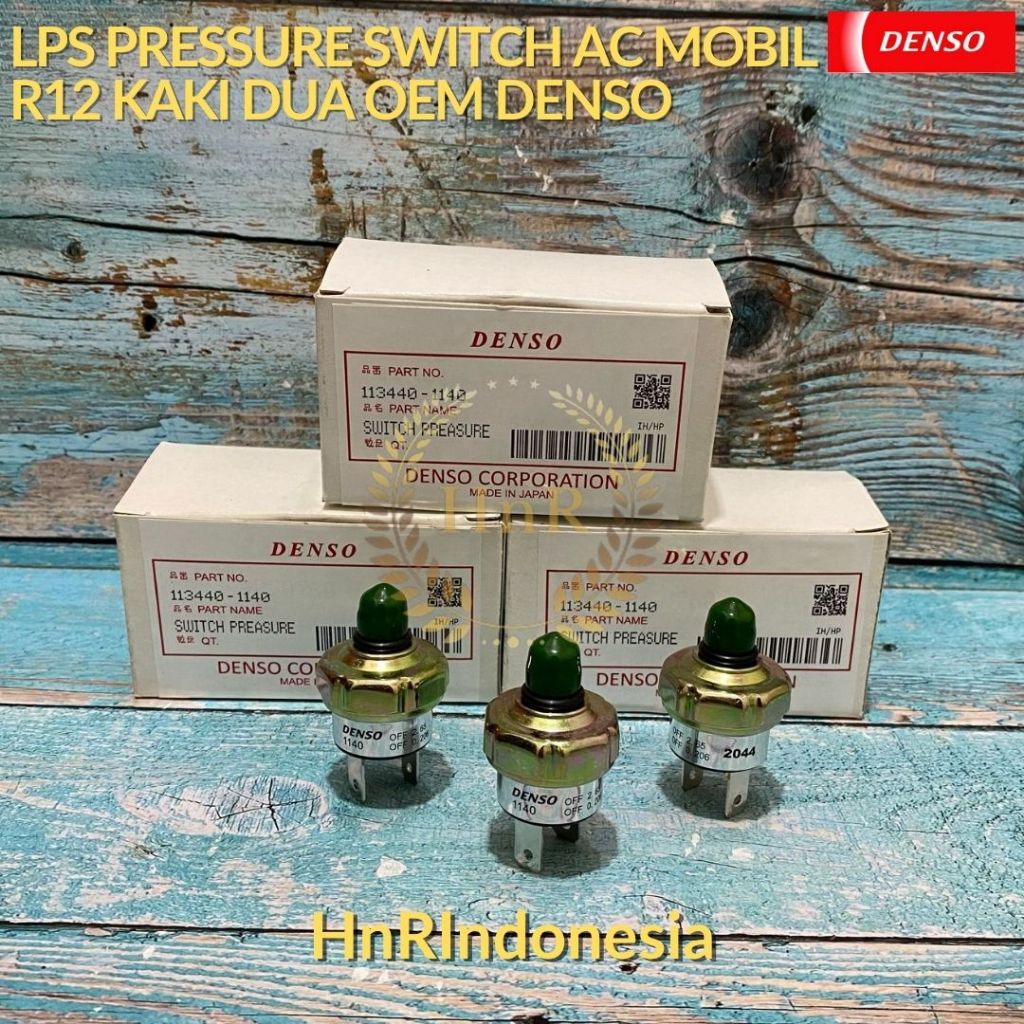 Jual Low Pressure Switch LPS AC Mobil R12 Kaki Dua OEM DENSO PREMIUM ...