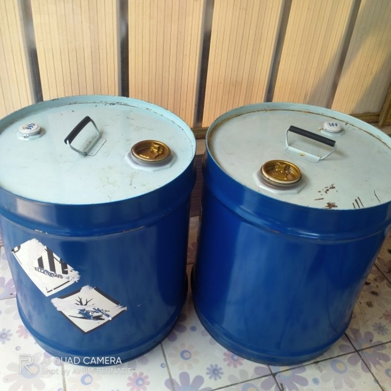 Jual Drum 38 liter, drum bbm, tong mini,drum besi,bahan tebal. | Shopee ...