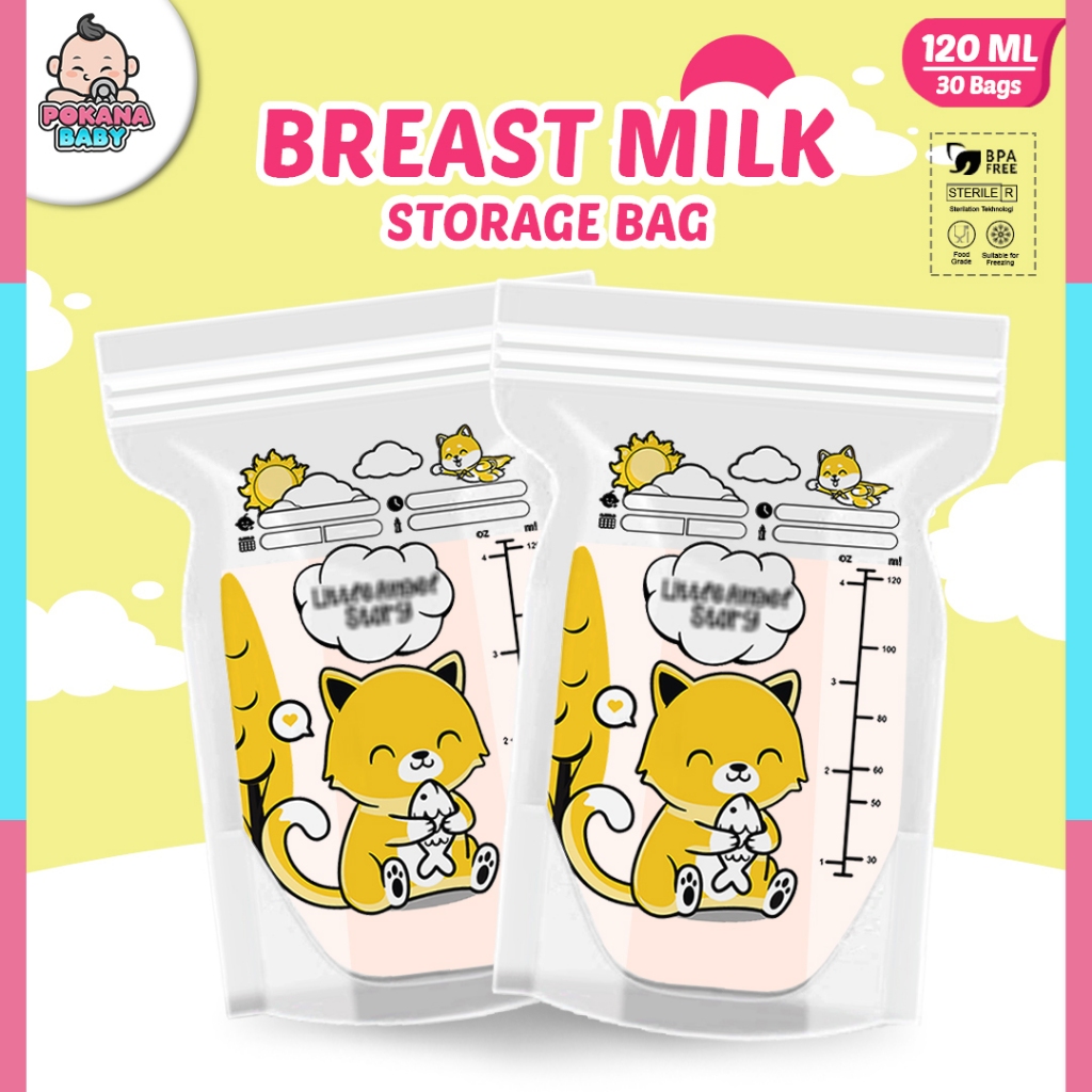 Jual KANTONG ASI SUSU BAYI 120ml BABY BREAST MILK Storage Bag ASIP ...