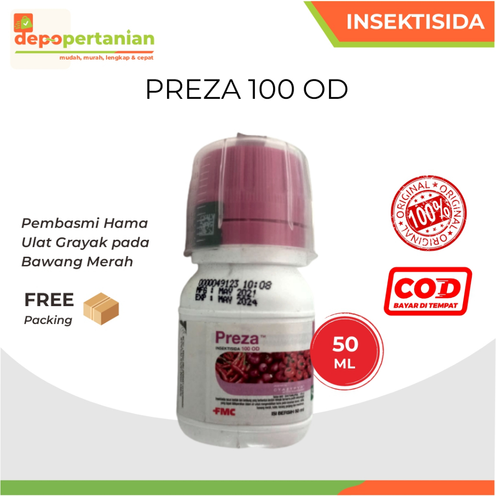 Jual Depo Pertanian - Insektisida Preza 100 OD 50ml Obat Ulat Grayak ...