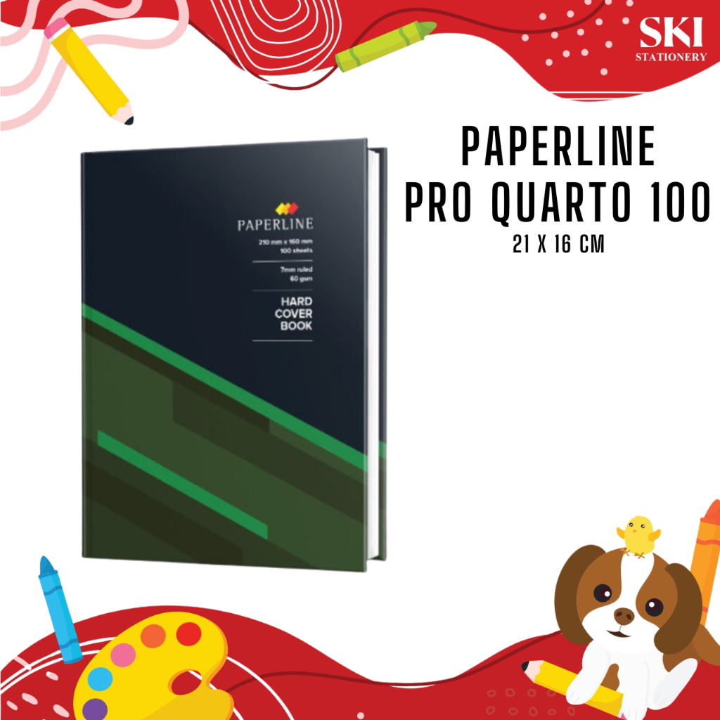 Jual Buku Hard Cover Quarto / Kwarto 100 Paperline Pro Edition | Shopee ...