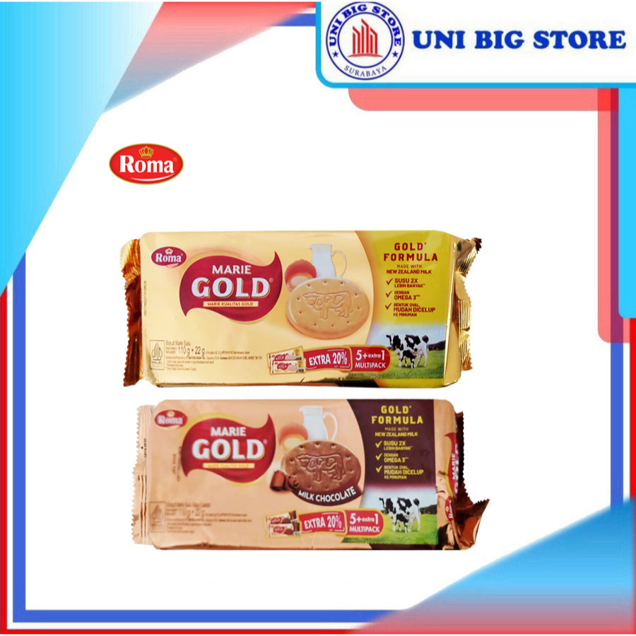 Jual Roma Marie Gold Formula Original | Coklat 110 + 22 gr Biskuit ...