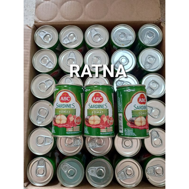 Jual SARDINES ABC SARDEN KALENG 155gr Terbuat dari Ikan Segar | Shopee ...