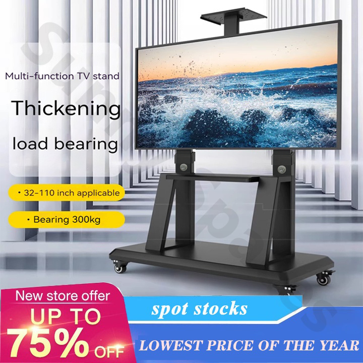 Jual TV Standing Portable for 32-85 Inch LED TV Floor Stand on Wheels ...
