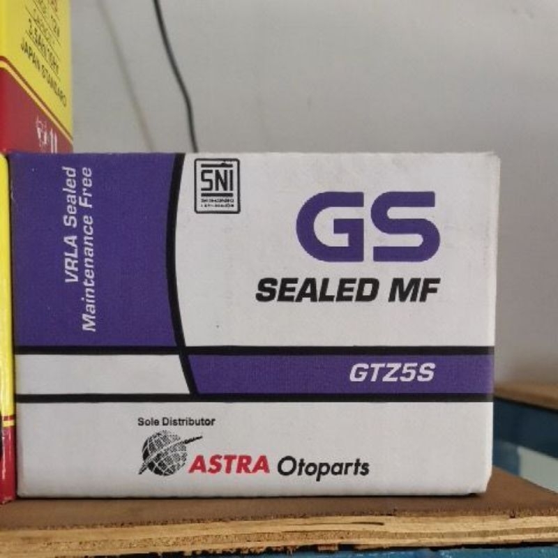 Jual Aki Kering GS Astra GTZ5S 12V 3.5Ah Motor Honda Beat Supra Yamaha ...