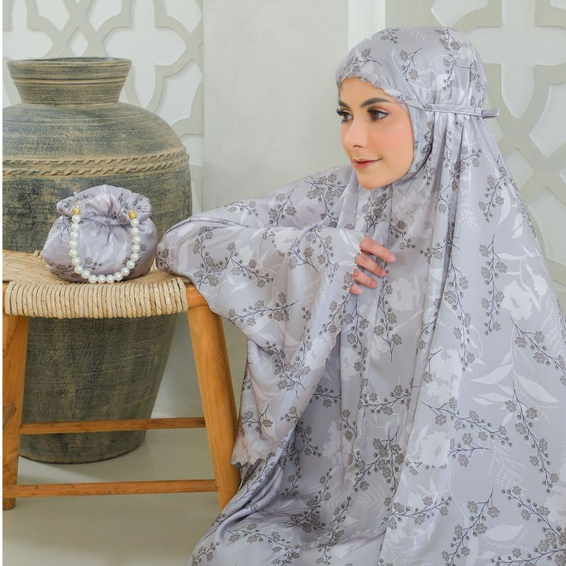 Jual Pusat Mukena Indonesia - Mukena Jumbo Premium Silk Laser Cut 2in1 ...