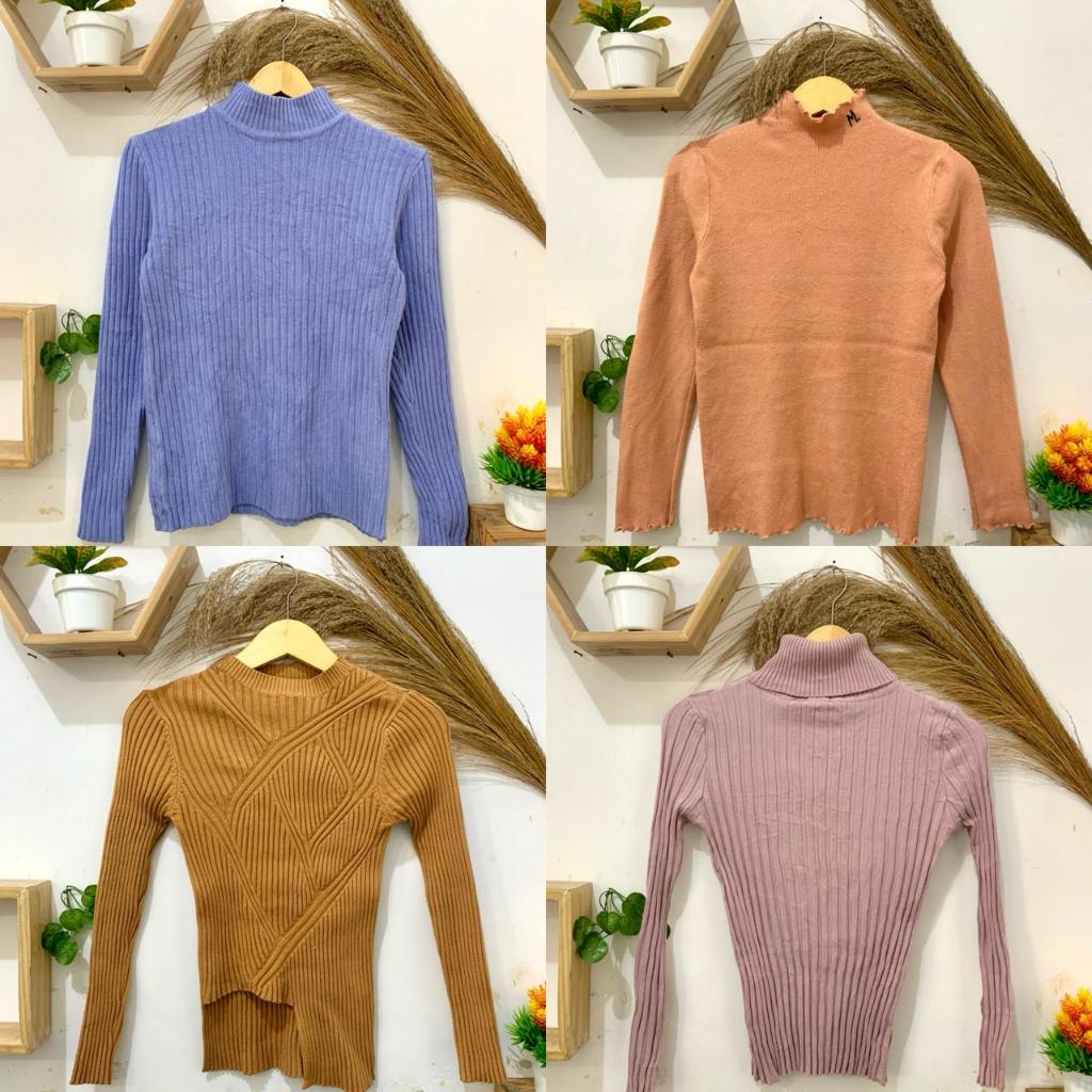 Jual BATCH-15 INNER RAJUT KOREAN STYLE / BAJU THRIFT PRELOVE | Shopee ...