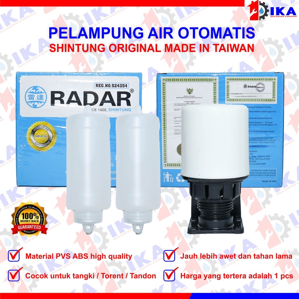 Jual Radar biru SHINTUNG ORIGINAL 100% ASLI TAIWAN / pelampung air otomatis | Shopee Indonesia